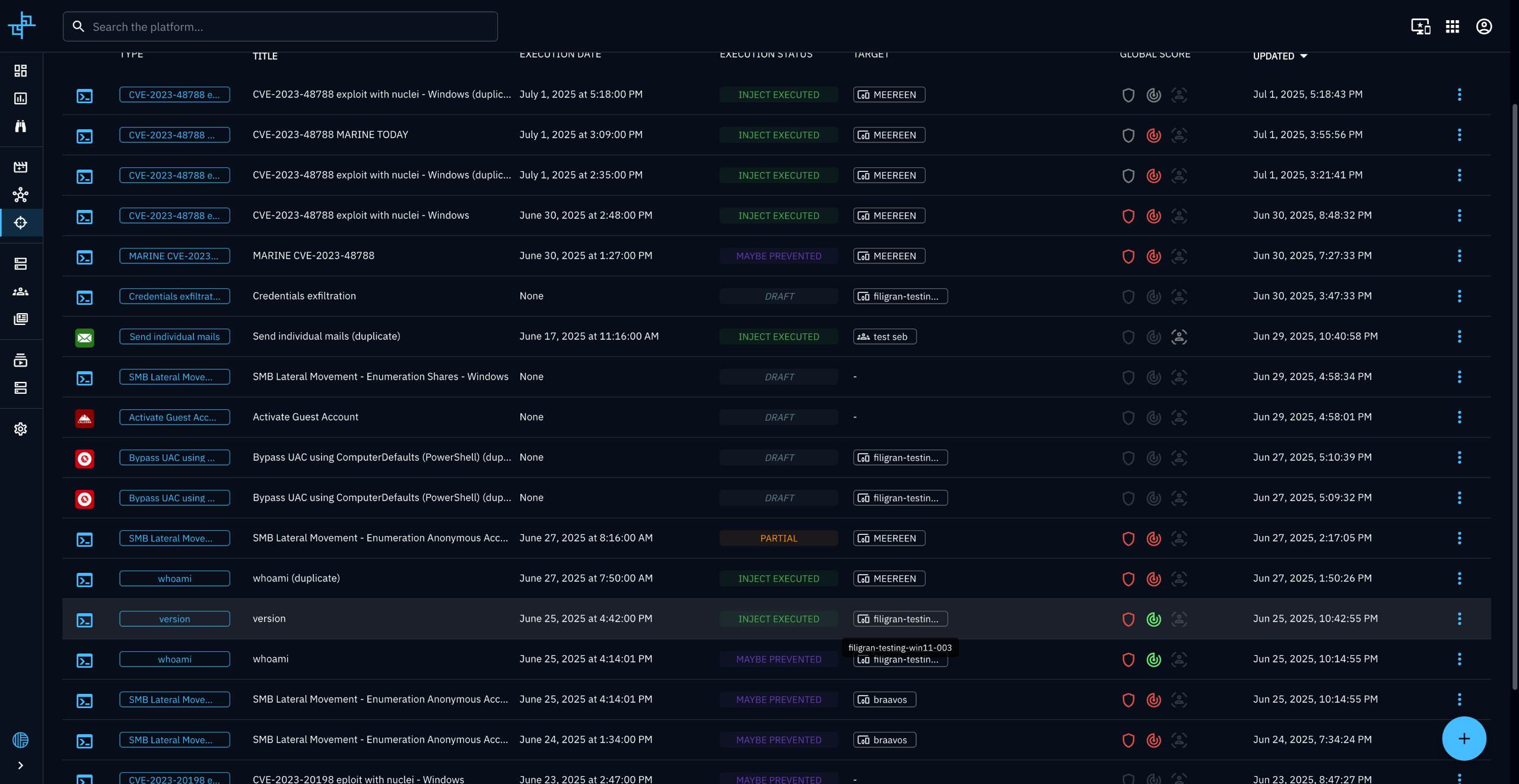 OpenAEV | Adversarial Exposure Validation Platform by Filigran